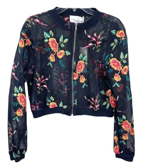 Darling | Jackets & Coats | Darling London Niesha Bomber Jacket Mesh ...